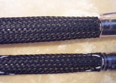 China Flame Retardant Expandable Braided Sleeving 1.5x Expansion for Cable Protection for sale