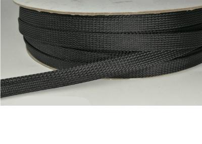 China Flexible PET Expandable Braided Sleeving 2mm-65mm Flame Resistant Cable Sleeve for sale