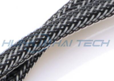 China UL Approved PET Expandable Braided Sleeving 0.25mm Monofilament Wear Resistant for Cable Protection for sale