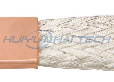 China Tinned Copper Braided Sleeving 600V Flame Retardant EMI Shielding for Cable Protection for sale