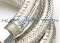 China 304 Stainless Steel Braided Sleeving 900°C High Temperature Resistant Cable Protection for sale