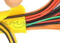 China Polyester Self-Closing Braided Sleeving 6-50mm ID for Wire Cable Harness Protection - VW-1 Rated for sale