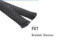 China High Flame Retardant Pet Electrical Braided Sleeving Wide Operating Temp Range for sale