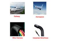 China PET Self Wrapping Split Braided Sleeving Non Expandable 6mm to 50mm ID for Wire Harness for sale