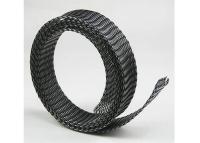 China PET Expandable Braided Sleeving 25mm Abrasion Resistant Cable Management UL VW-1 for sale