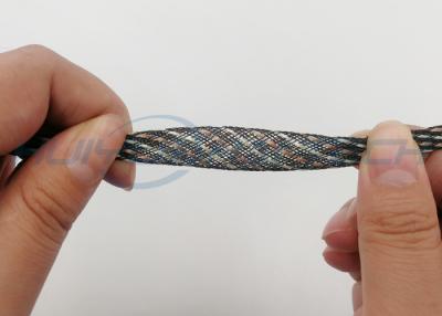 China Heavy Duty PET Expandable Braided Sleeving 0.25mm UV Resistant Cable Protection for sale