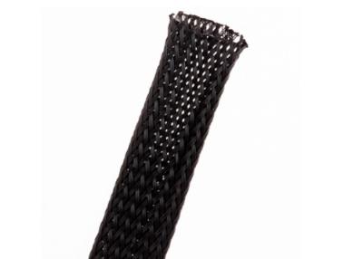 China PET Expandable Braided Cable Sleeving Anti-Corrosion 150°C Flame Retardant VW-1 for sale