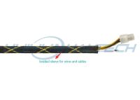 China PET Expandable Braided Sleeving 0.25mm Monofilament Wear Proof Wire Wrap for Cable Harness Protection for sale