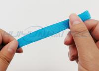 China Blue PET Expandable Braided Sleeving 0.25mm for Wire Cable Harness Management 150% Expansion for sale