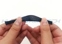 China Wear Resistant PET Expandable Braided Sleeving 0.25mm Monofilament Cable Protection for sale