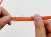 China Cross Pattern PET Braided Wire Sleeve 0.25mm Thickness with 100,000psi Tensile Strength for Cable Harness Protection for sale