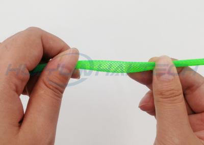 China PET Braided Expandable Cable Sleeving 1mm to 100mm Heat Resistant Wire Harness Protection for sale