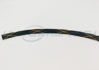 China Yellow Cross Color Electrical Braided Sleeving Environmentally - Friendly for sale