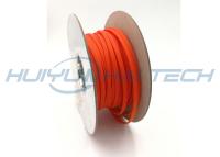 China Red PET Expandable Braided Sleeving 0.25mm for Wire Cable Harness Protection 150% Expansion for sale