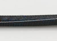 China Pure PET Strong Black Self Wrapping Split Braided Sleeving Good Flexibility for sale