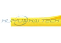 China Yellow Self Wrapping PET Braided Sleeving 5-70mm Cable Harness Wrap for sale