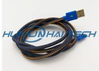 China High Density PET Expandable Braided Sleeving Black Flexible Cable Protection for sale