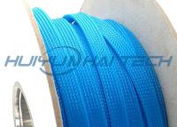China 8mm PET Flame Retardant Expandable Braided Polyester Sleeving for Insulation Cable Harness for sale