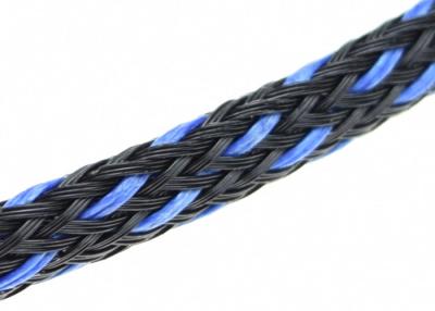 China 16mm PET Flame Resistant Expandable Braided Cable Sleeving for Protection for sale