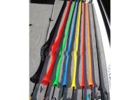 China 40mm PET Colorful Fishing Rod Sleeve Protector - 20mm Width, 150% Expandability, -55°C to +155°C Temperature Range for sale