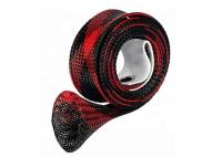 China PET Braided Fishing Rod Protective Sleeves 20mm Width -40°C to 125°C Temperature Range Expandable Cable Management for sale