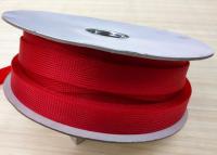 China Custom Size Red PET Expandable Braided Sleeving 1mm to 100mm for Wire Harness Protection for sale