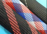 China Hot Proof Auto Electrical Wrap Around Braided Sleeving For Protective Cable Harness for sale