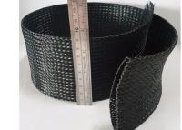 China Abrasion Resistant Electrical Braided Sleeving PET Material For Cable Protection for sale