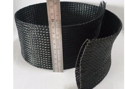 China Abrasion Resistant Electrical Braided Sleeving PET Material For Cable Protection for sale