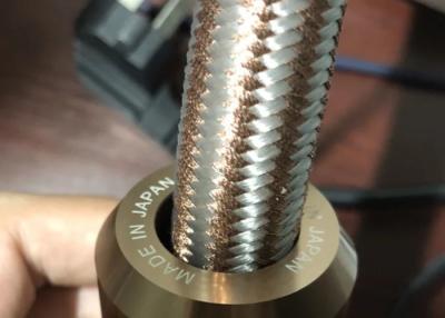 China 304 Stainless Steel Braided Sleeving 20-40mm OD for Wire & Hose Protection -75°C to 125°C Temperature Range for sale
