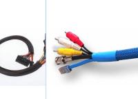 China Flexo PET Expandable Braided Sleeving Fireproof Wire Harness Management Usage for sale