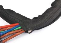 China Automotive Zipper Cable Sleeve Braided Wrap - 3.3lbs Breaking Strength, -40°C to +230°C Temperature Range for sale