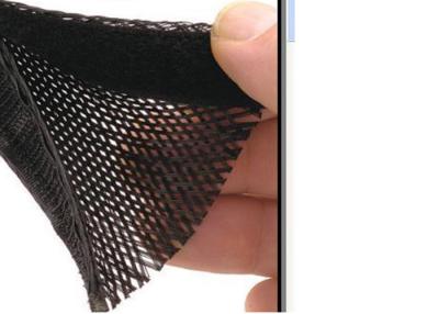 China Flame Resistant Electrical Braided Sleeving Pet Material For Cable Management for sale