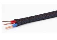 China Flame Resistant Electrical Braided Sleeving Pet Material For Cable Management for sale