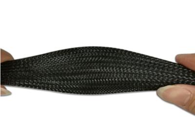 China Heat Shrink PET Expandable Braided Cable Sleeving 20mm Wear Resistant Easy Installation for sale