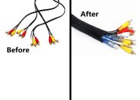 China Electrical Braided Sleeving USB Cable Harness , Braided Sleeving Flame Proof for sale