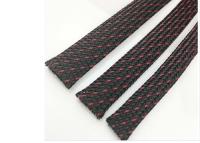 China ROHS UL Compliant PET Electrical Braided Sleeving 3mm to 76mm for Automotive Wire Cable Cover for sale