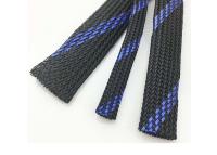 China PET Expandable Braided Sleeving 1 inch 25mm Cable Wire Protection Sleeve for sale