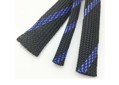 China PET Expandable Braided Sleeving 1 inch 25mm Cable Wire Protection Sleeve for sale