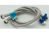 China Stainless Steel Braided Sleeving 2mm-50mm Hose Cover Automotive Protection 1000C for sale
