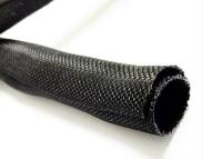 China Polyester Braided Split Loom Sleeve 3mm-50mm Flexible Cable Self Wrapping Sleeving for sale