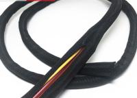 China Polyester Braided Split Loom Sleeve 3mm-50mm Flexible Cable Self Wrapping Sleeving for sale
