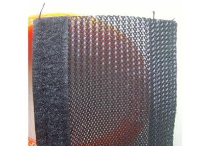 China Lightweight Flexible Velcro Braided Cable Wrap 8mm Diameter Abrasion Resistant UL Approved for sale