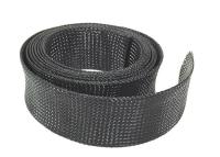 China Flexible PET Expandable Braided Sleeving 2mm-65mm Flame Resistant Cable Sleeve for sale