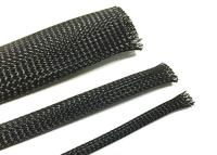 China PET Expandable Braided Cable Sleeving 0.25mm Flame Retardant Wire Protection 6mm-76mm for sale