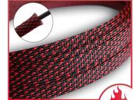 China PET Expandable Braided Sleeving 3-100mm Halogen Free ROHS Compliant Cable Protection for sale