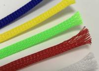 China PET Expandable Braided Sleeving 3-100mm Halogen Free ROHS Compliant Cable Protection for sale