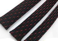 China Wear Resistant Expandable Braided Cable Sleeving PET Nylon 8mm Diameter 150% Expansion for sale
