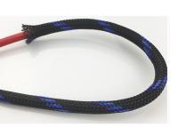 China PET Expandable Braided Cable Sleeving Snakeskin Wire Loom 8mm Diameter 10m Length for sale