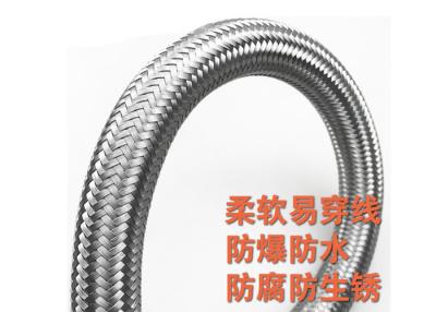 China Halogen Free Stainless Steel Braided Sleeving Hose 2mm-50mm Custom Diameter for sale